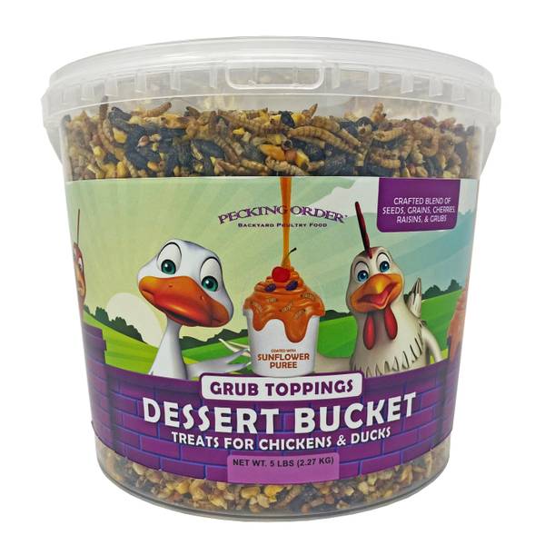 Pecking Order 5 lb Grub Toppings Dessert Bucket - 9708 | Blain's Farm ...