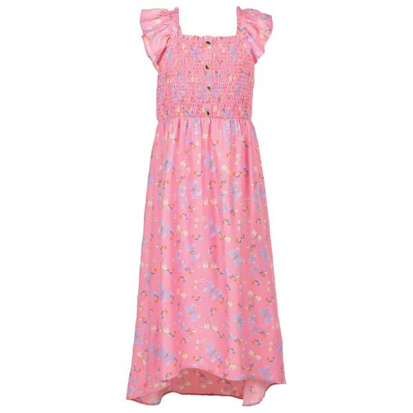 One Step Up Girl's Floral Butterly Maxi Dress - YQ48118-14/16 | Blain's ...