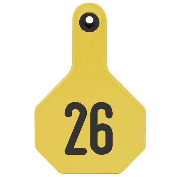 Y-Tex #26-50 All American Medium Yellow Ear Tag - 034843 | Blain's Farm ...