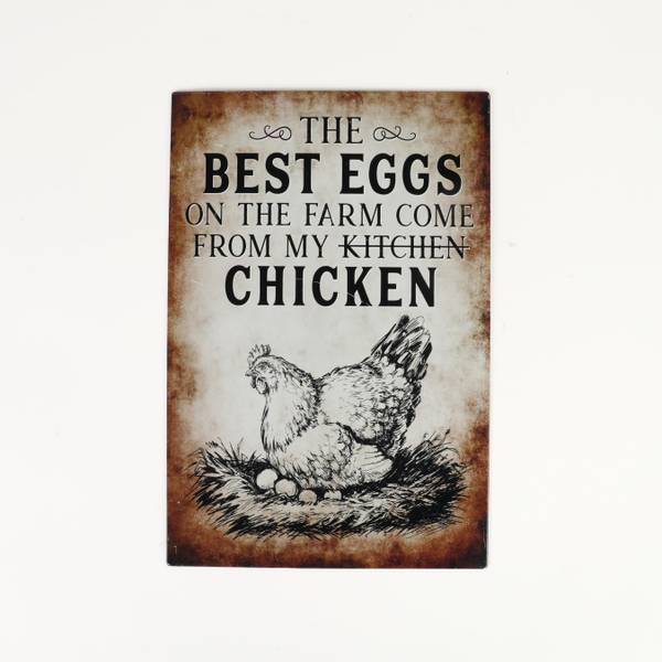 P. Graham Dunn The Best Eggs Metal Sign - BLN-Q00050O1 | Blain's Farm ...