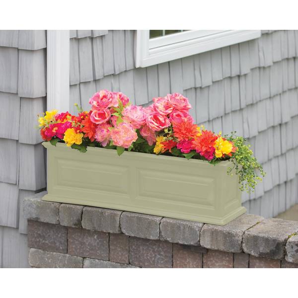 Good Ideas Savannah 36" Rectangular Planter Box, Sandstone - SV-PR36 ...