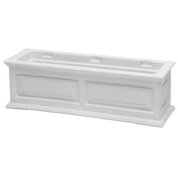 Good Ideas Savannah 36" Rectangular Planter Box, White - SV-PR36-WHI ...