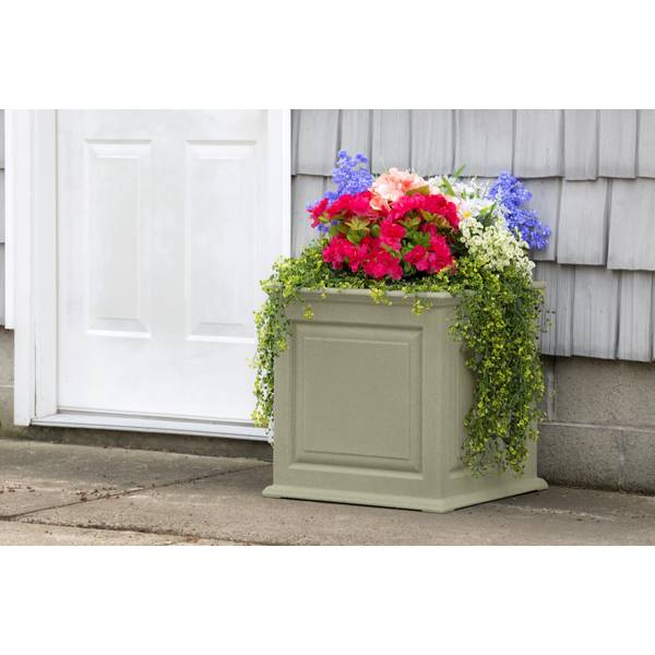 Good Ideas Sandstone Savannah 20" Square Planter Box - SV-PS20-SAN ...