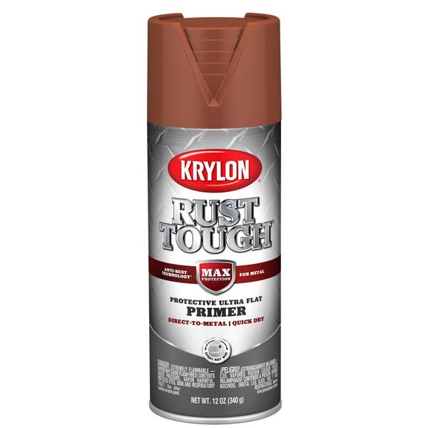 Krylon 12 oz Ultra Flat Rust Tough Primer - K09204008 | Blain's Farm ...