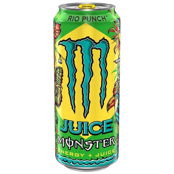 Monster Energy 16 oz Juice Rio Punch Energy Drink - 412701 | Blain's ...