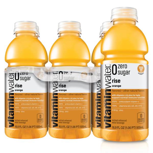 Vitamin Water 6-Pack 16.9 oz Zero Rise - 142721 | Blain's Farm & Fleet
