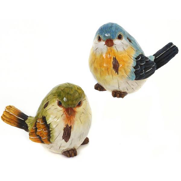 Gerson 2-Piece 9" Resin Spring Bird Figurines - 2386400EC | Blain's ...