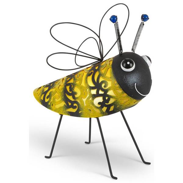 Gerson 14" Solar Powered Metal Bee Garden Decor - 72153 | Blain's Farm ...