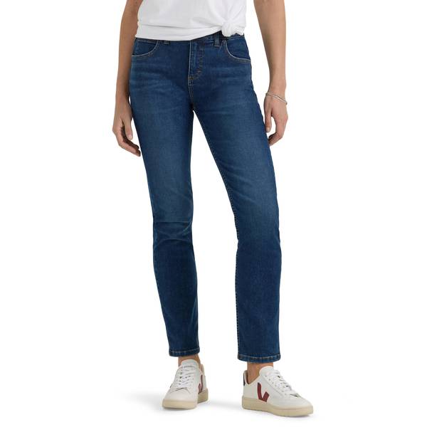 Lee Women's Ultra Lux Comfort with Flex Motion Slim Straight Jeans ...
