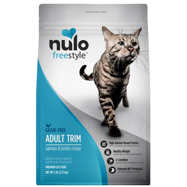 NULO 5 lb Freestyle Adult Trim Salmon & Lentil Cat Food - NLO02040 ...