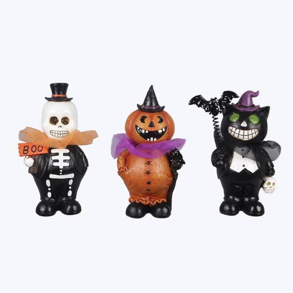 Youngs Inc Resin Halloween Characters Assortment - 82059 | Blain's Farm ...