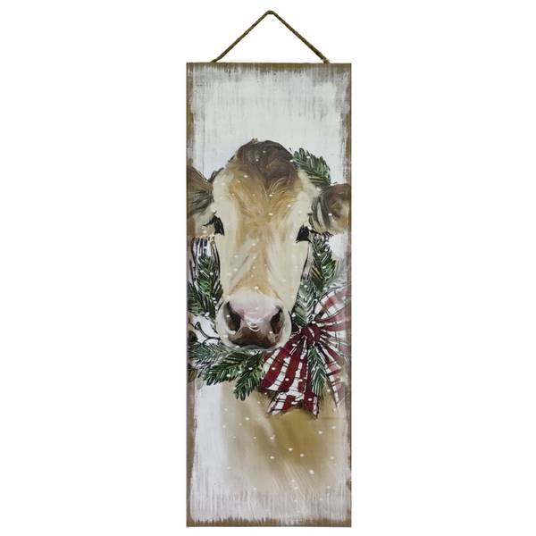 Seasonal Expressions 23.5" Wooden Cow Sign - 904366 | Blain's Farm & Fleet