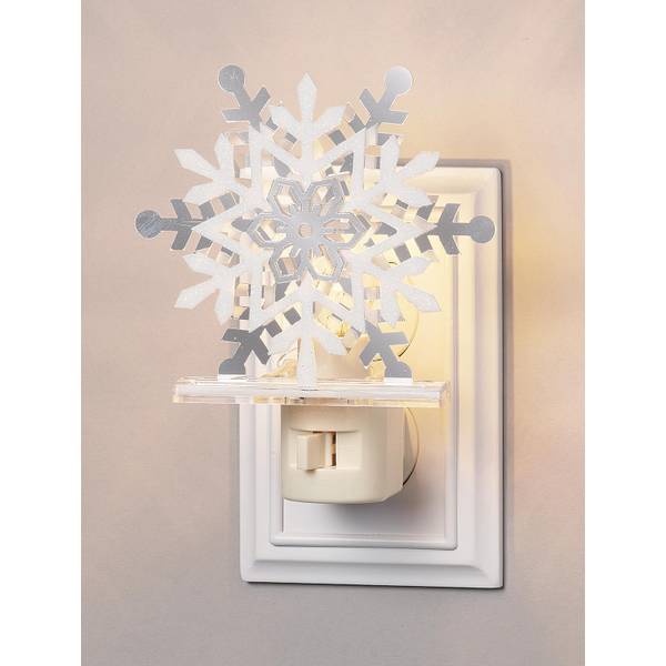 Roman, Inc. 5.25" Snowflake Night-Light - 160394 | Blain's Farm & Fleet