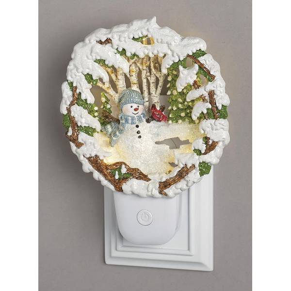 Roman Snowman Scene Night-Light - 160406 | Blain's Farm & Fleet