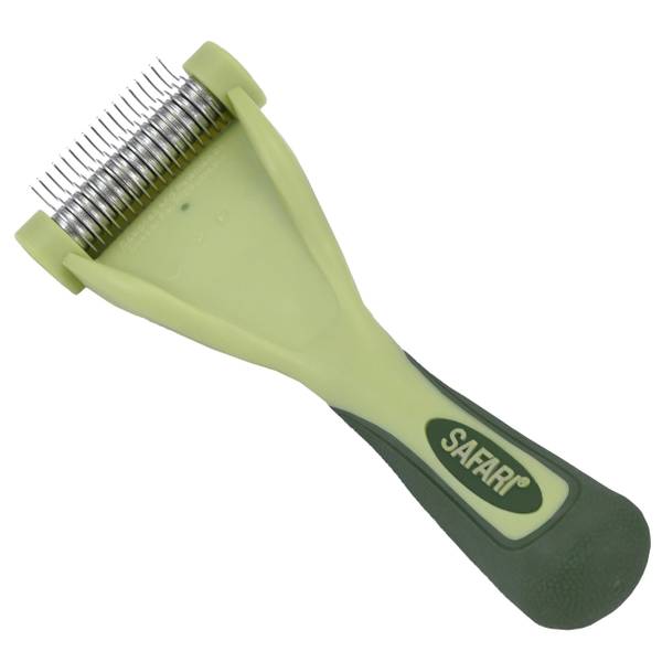 Safari Shed Magic De-Shedding Tool for Cats with Medium to Long Hair ...