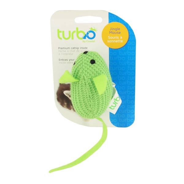 Turbo 7.75" Jingle Mouse Cat Toys - 81013 NCLCAT | Blain's Farm & Fleet