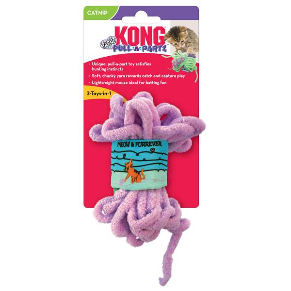 KONG Pull-A-Partz Yarnz Cat Toy Assortment - CPP7 | Blain's Farm & Fleet