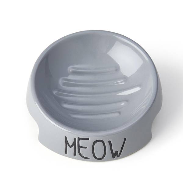PetRageous Designs 6 oz Meow 4.25" Inverted Bowl - 17014 | Blain's Farm ...