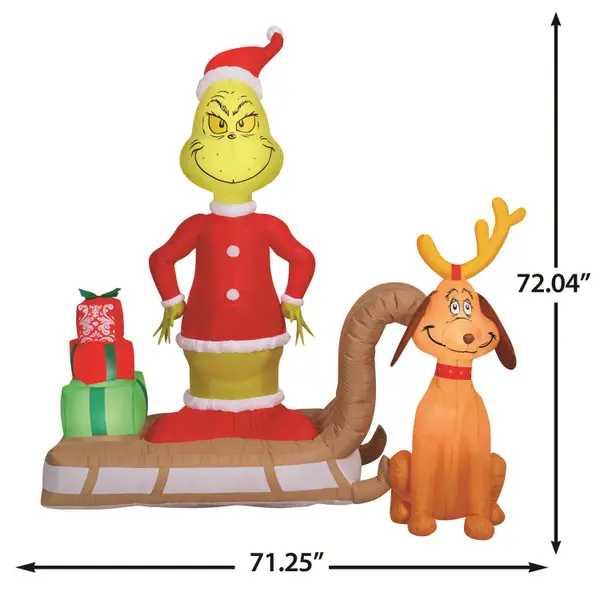 Grinch Inflatable Christmas Decoration