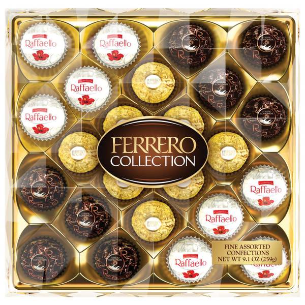 Ferrero Rocher 24-Piece Chocolate Collection Diamond Gift Box - 727836 ...