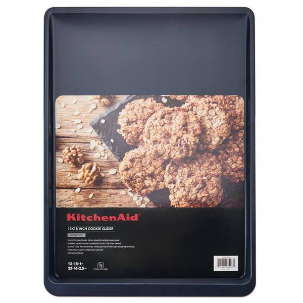 KitchenAid 13x18-Inch Nonstick Cookie Slider with Easy Grip Handles ...