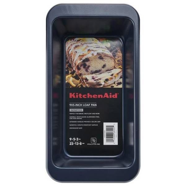 KitchenAid 9x5-Inch Nonstick Loaf Pan with Easy Grip Handles ...