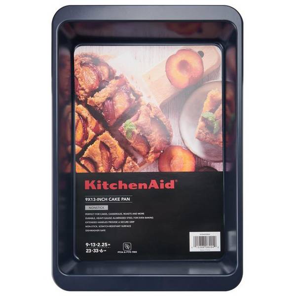 KitchenAid 9x13-Inch Nonstick Cake Pan with Easy Grip Handles ...