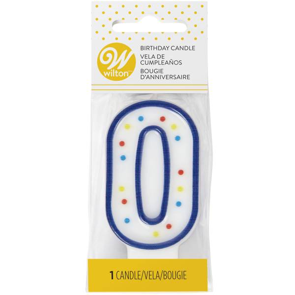 Wilton Number 0 Birthday Candle - 191005459 | Blain's Farm & Fleet