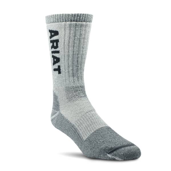 ARIAT Midweight Steel Toe Merino Socks - AR2187-050-M | Blain's Farm ...