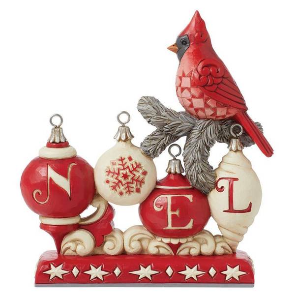 Jim Shore Nordic Noel Christmas Cardinal - 6015487 | Blain's Farm & Fleet