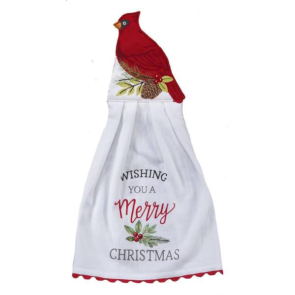 Kay Dee Designs Winter Cardinal Hang Up Towel - H7108 | Blain's Farm ...