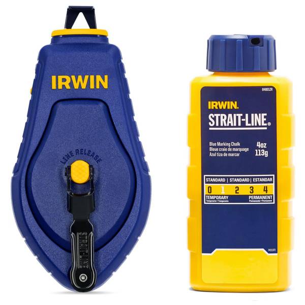 Irwin STRAIGHT-LINE Compact 100' Chalk Reel - IWHT48440BC | Blain's ...