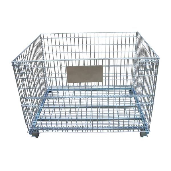 Shop Tuff 40" x 48" x 42" Folding Wire Container - STF-404842FWC ...