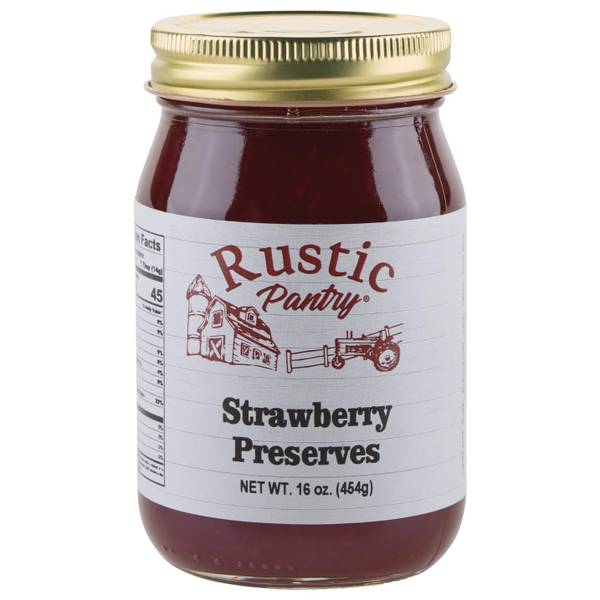 Rustic Pantry 16 oz Strawberry Preserves - 50025 | Blain's Farm & Fleet