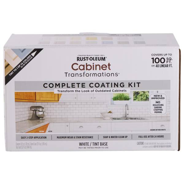 Rust-Oleum 2.1 Qt Cabinet Transformations White Base Coating Kit ...
