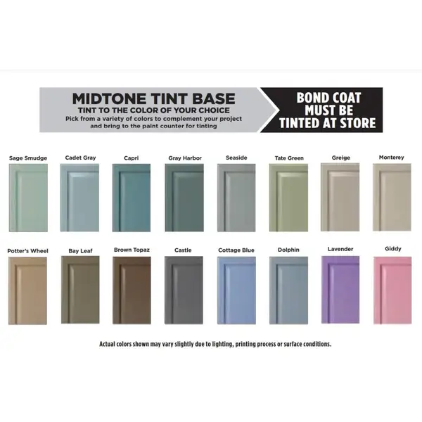 Rust Oleum Transformations Color Chart