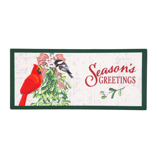 Evergreen Enterprises Mistletoe Cardinal Sassafras Switch Mat - 432522 ...