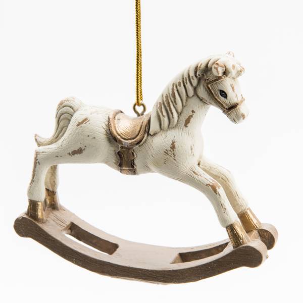 Caffco International Ceramic Rocking Horse Ornament - XO8040901C ...