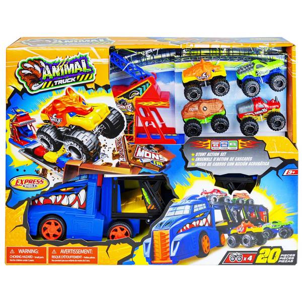 Express Wheels Combo Animal Truck and Launcher Playset - 32086 | Blain ...