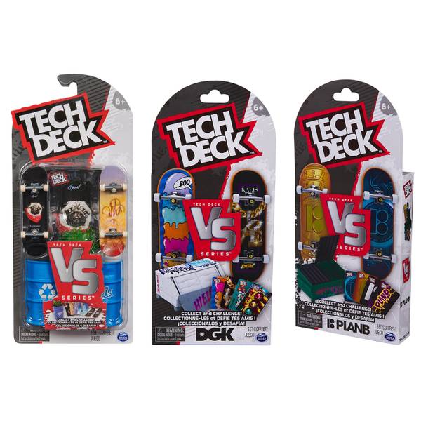 Tech Deck Collectible Fingerboard 2-Pack and Obstacle Set Assortment ...
