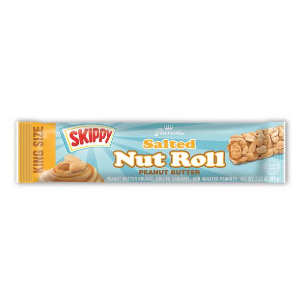 Pearson's 3.25 oz King Size Skippy Peanut Butter Salted Nut Roll ...