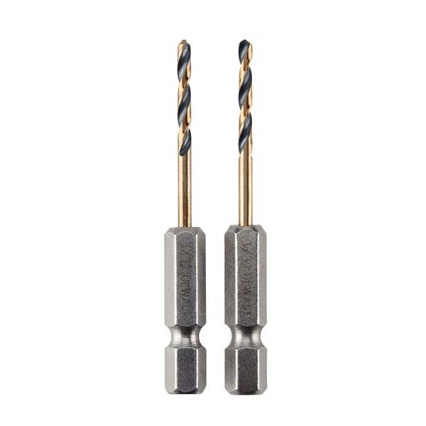DEWALT 2-Pack Black & Gold Impact Ready 3/32" Drill Bit - DWA5006 ...