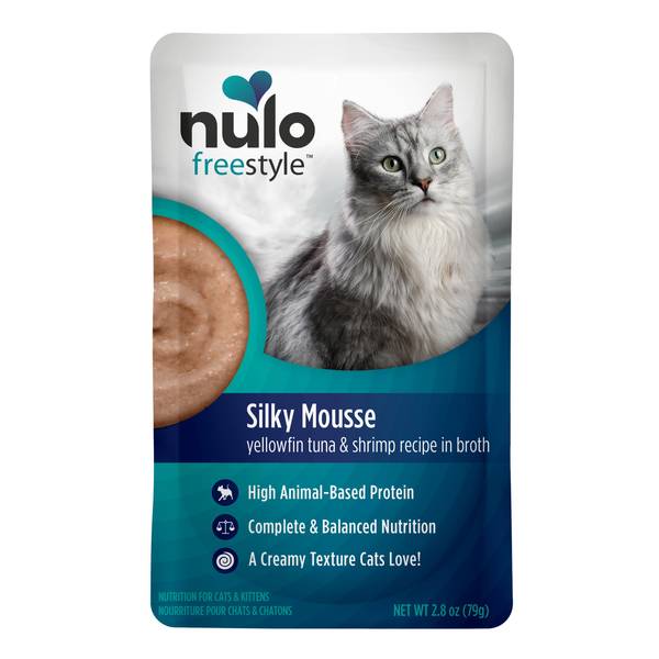 NULO 24-Count, Freestyle Silky Mousse Tuna & Shrimp Recipe, 2.8 oz ...