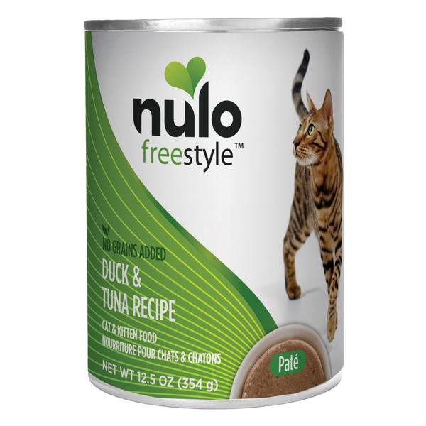 NULO 12-Count, FreeStyle Cat Duck & Tuna 12.5 oz Grain-Free High ...