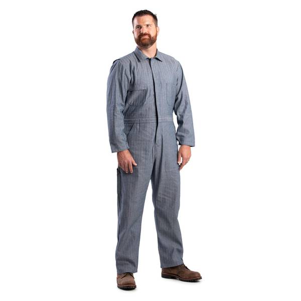 Berne Men's Heritage Fisher Strip Unlined Coveralls - C120FS-SS | Blain ...