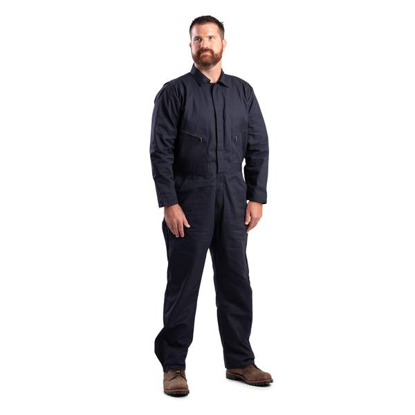 Berne Men's Heritage Deluxe Unlined Twill Coveralls - C210NV-SS | Blain ...