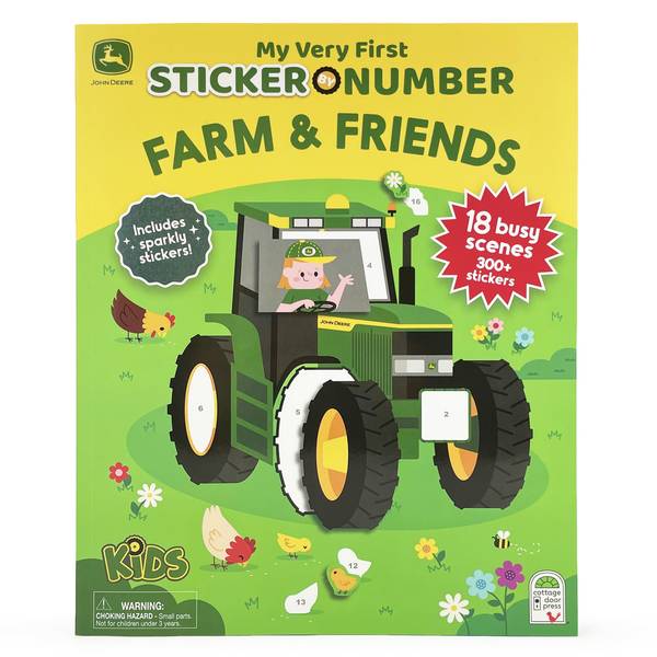 Cottage Door Press John Deere Farm and Friends Sticker by Number ...