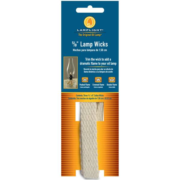 Lamplight 3-Count 5/8" Flat Oil Lamp Replacement Wicks - 9995 | Blain's ...