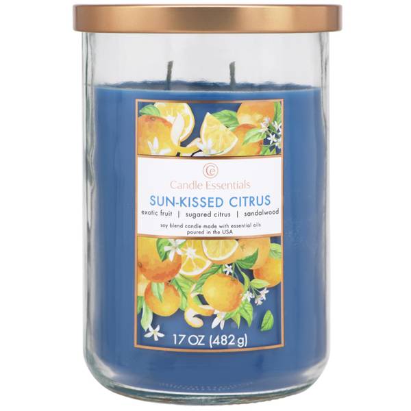 Candle Essentials 17 oz Sun-Kissed Citrus Candle - 74857 | Blain's Farm ...