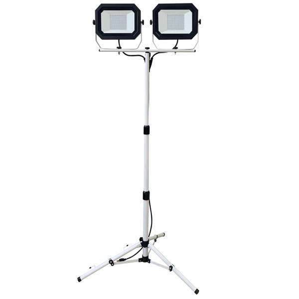 Pinegreen Lighting Dual Head 20,000 Lumen LED Work Light with Tripod ...